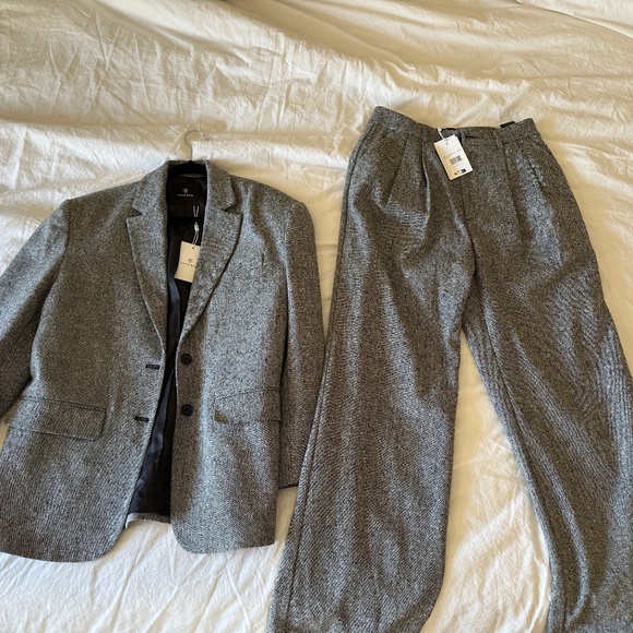 Annie Bing | Pants & Jumpsuits | New Annie Bing Matching Blazer And ...